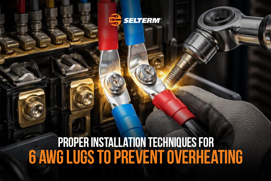 6 AWG Lugs Installation Guide for Safe, Cool Connections – SELTERM