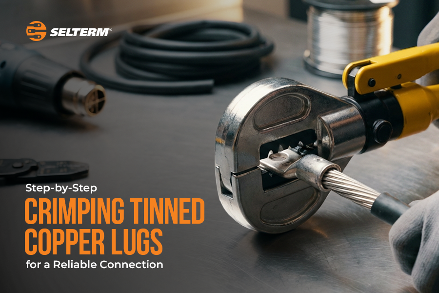 How to Crimp Tinned Copper Lugs for Strong Connections – SELTERM